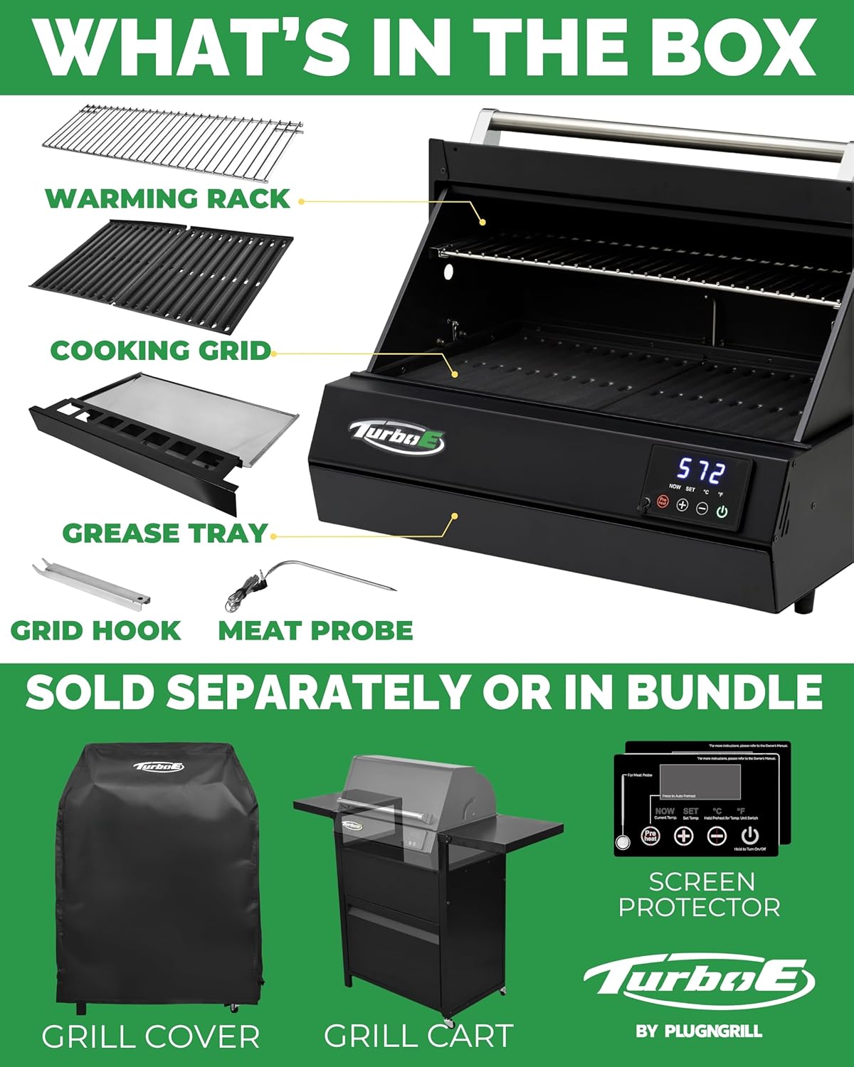 Turbo E Electric Outdoor Grill – PlugNGrill